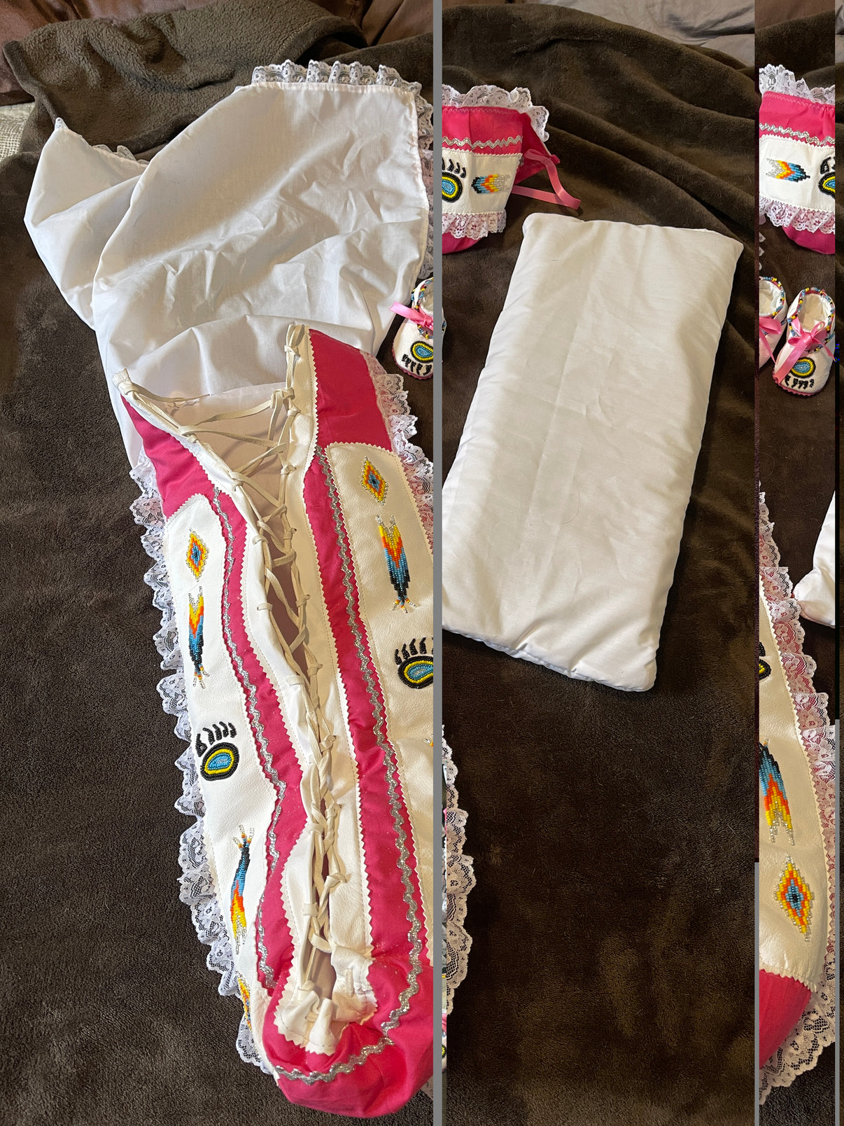 Handmade Beaded Baby Moss Bag – TheCreeWomanInCanada