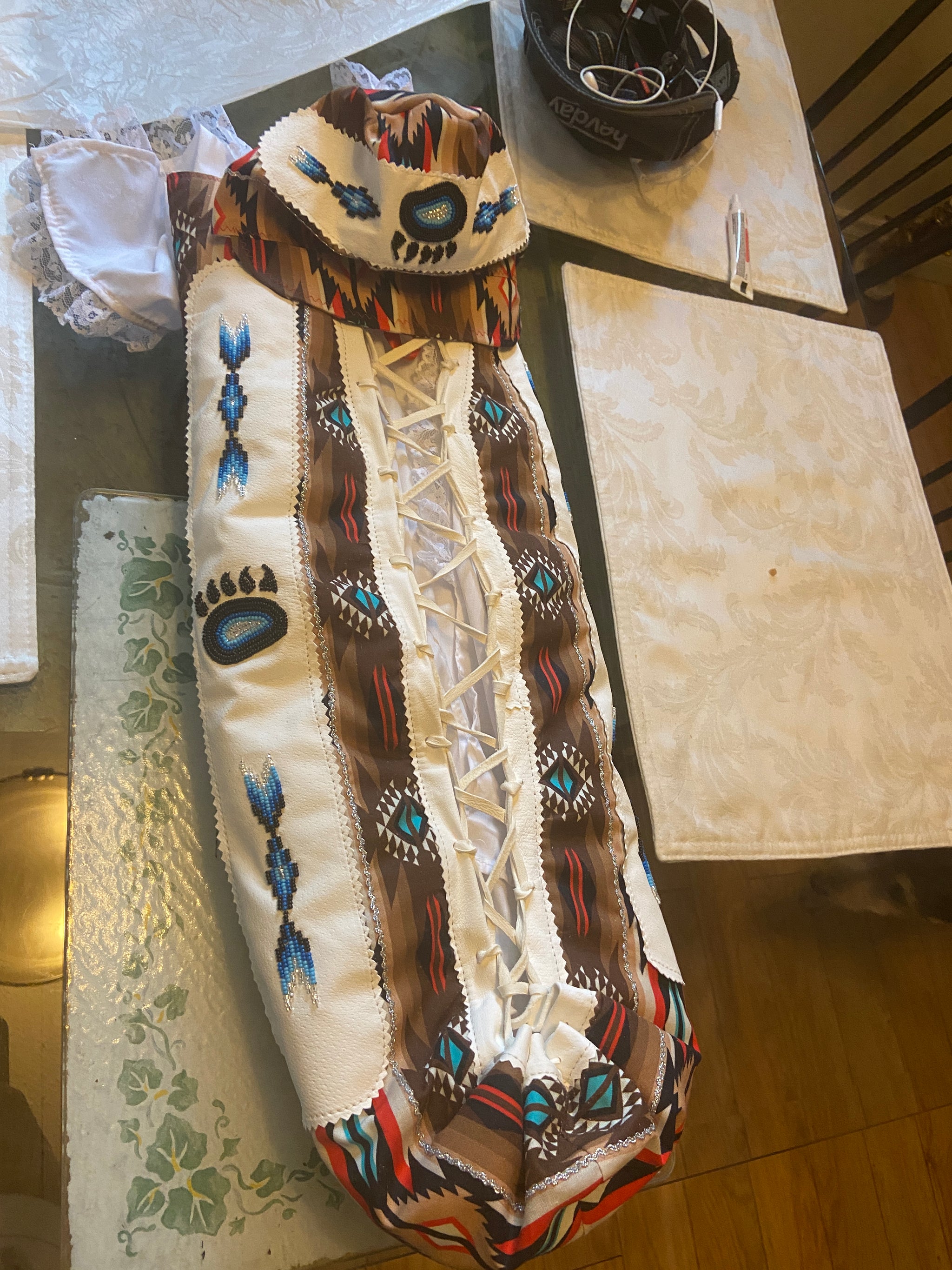Handmade Beaded Baby Moss Bag – TheCreeWomanInCanada
