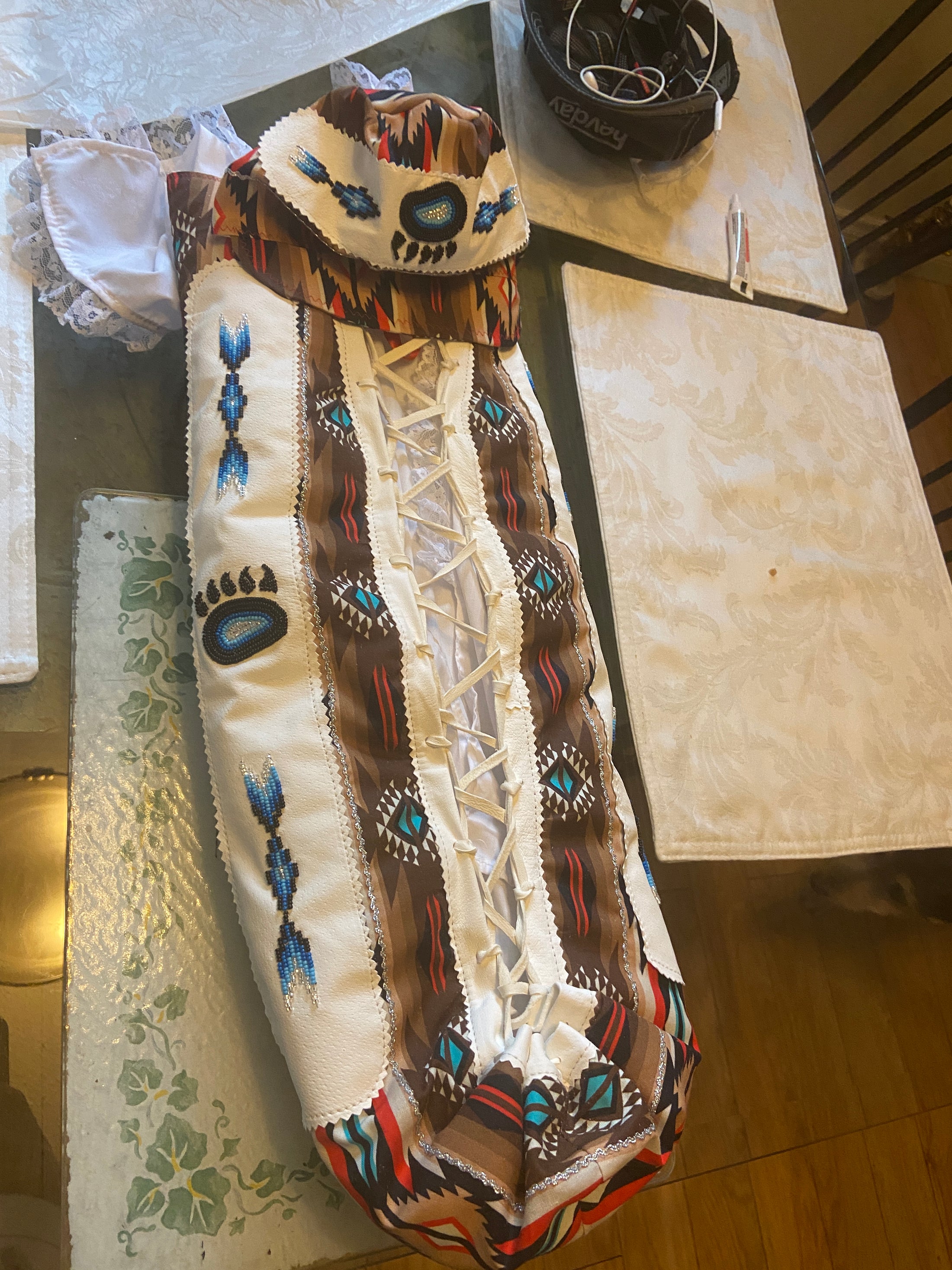 Handmade Beaded Baby Moss Bag – TheCreeWomanInCanada